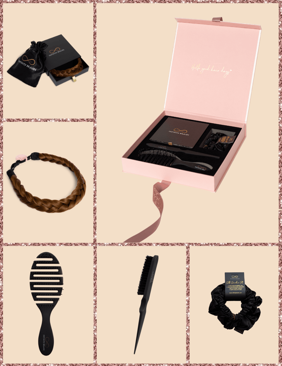 Infinity Box - Pink - Lizzy - Ginger – Infinity Braids