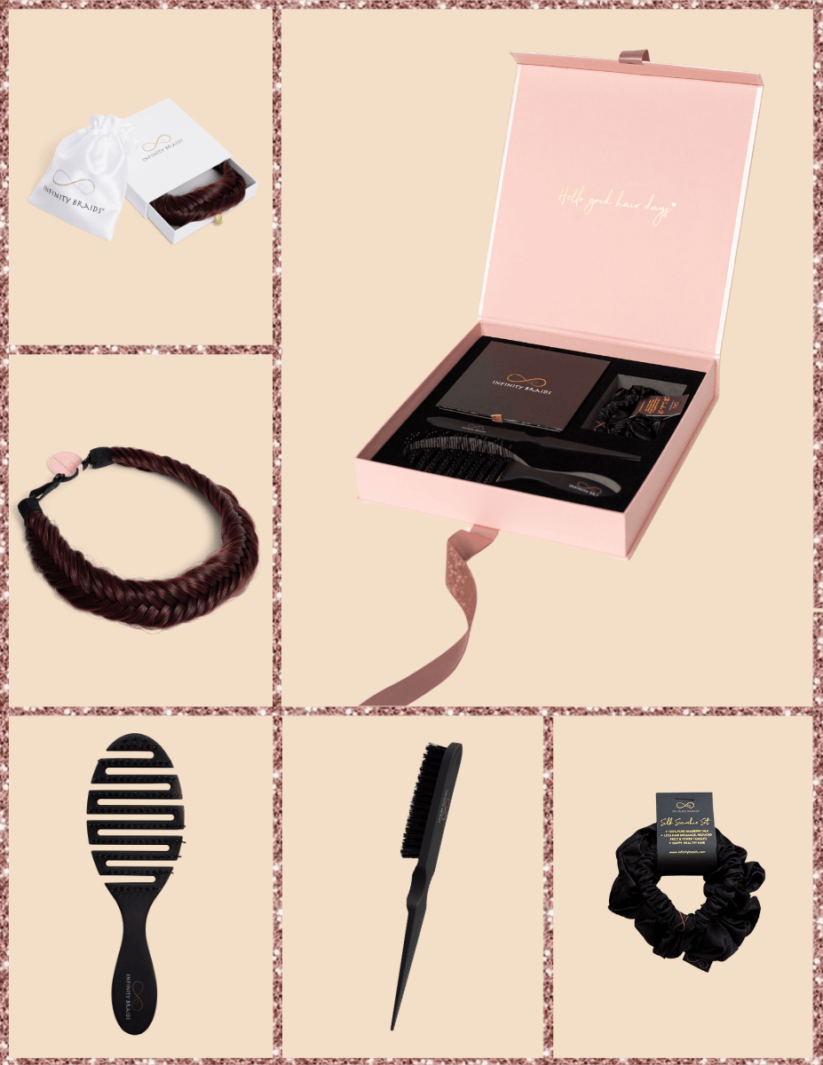 Infinity Box - Pink - Jolie - Raspberry Ice – Infinity Braids